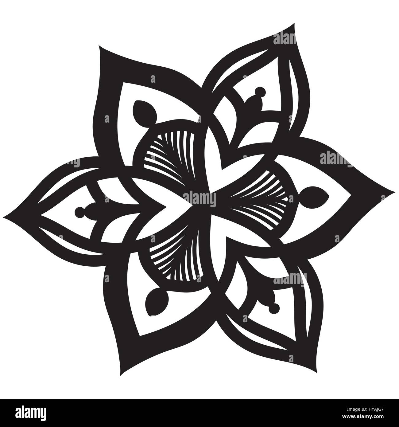 Abstract mandala design Stock Vector Image & Art - Alamy