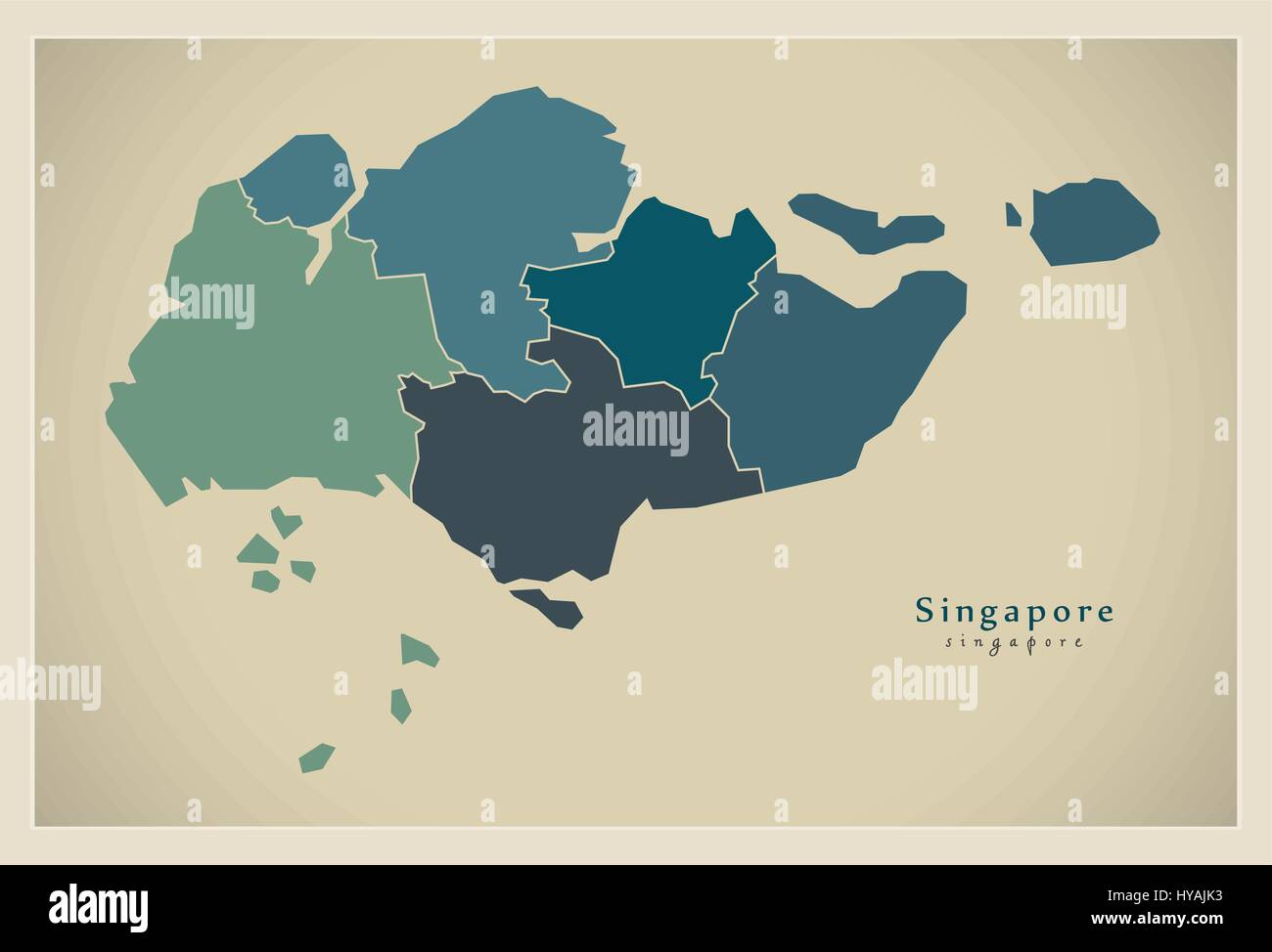 Maps of singapore Stock Vector Images - Alamy