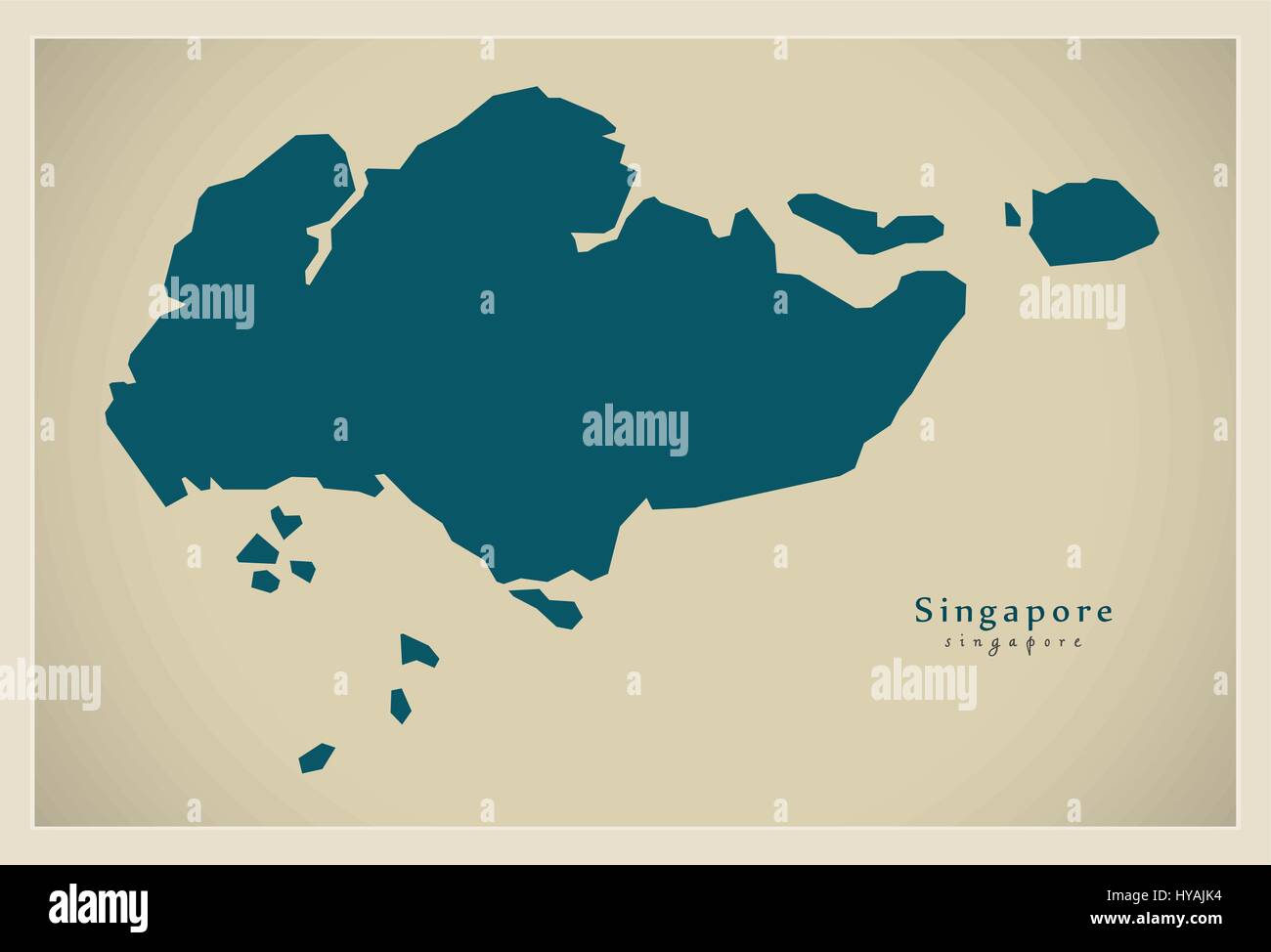 Singapore Map Asia