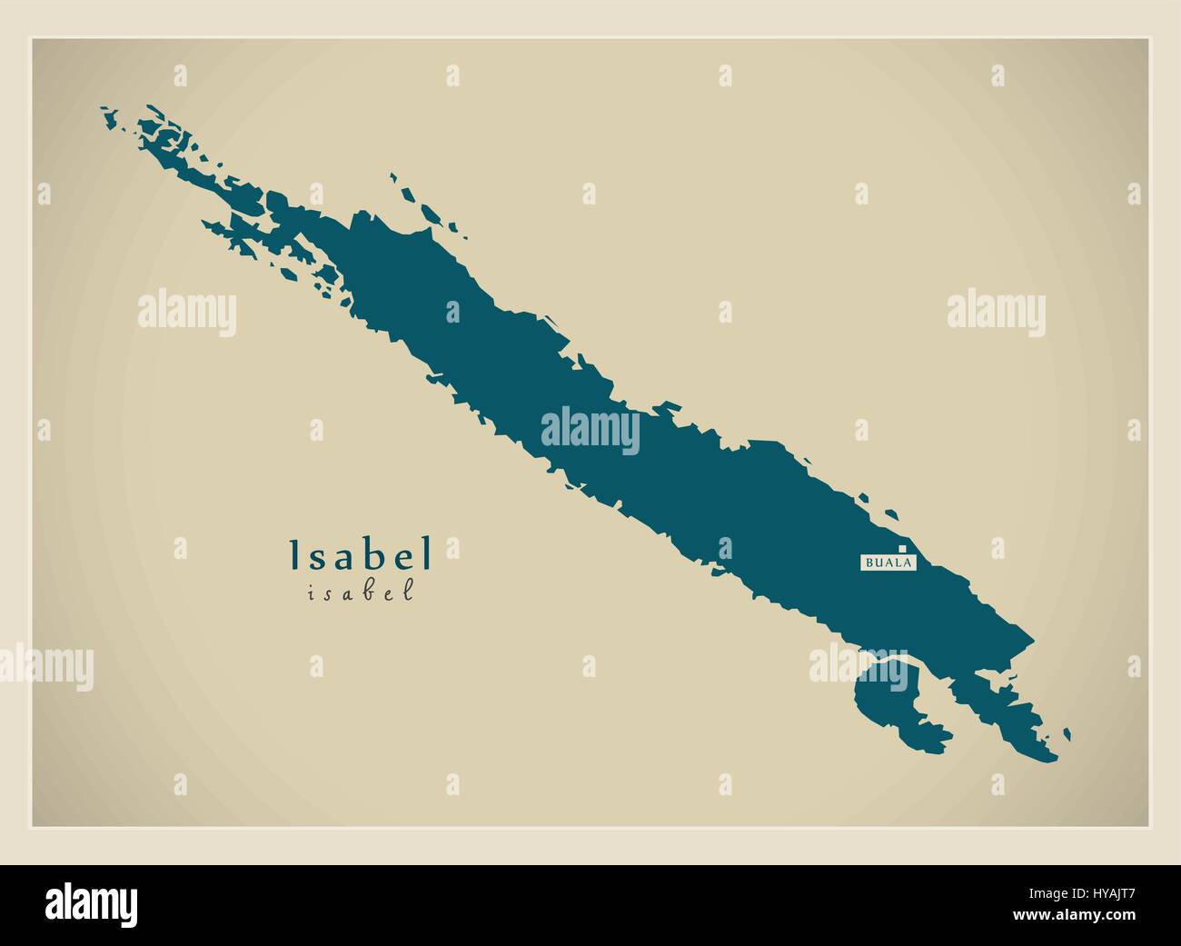 Map of isabel Stock Vector Images - Alamy