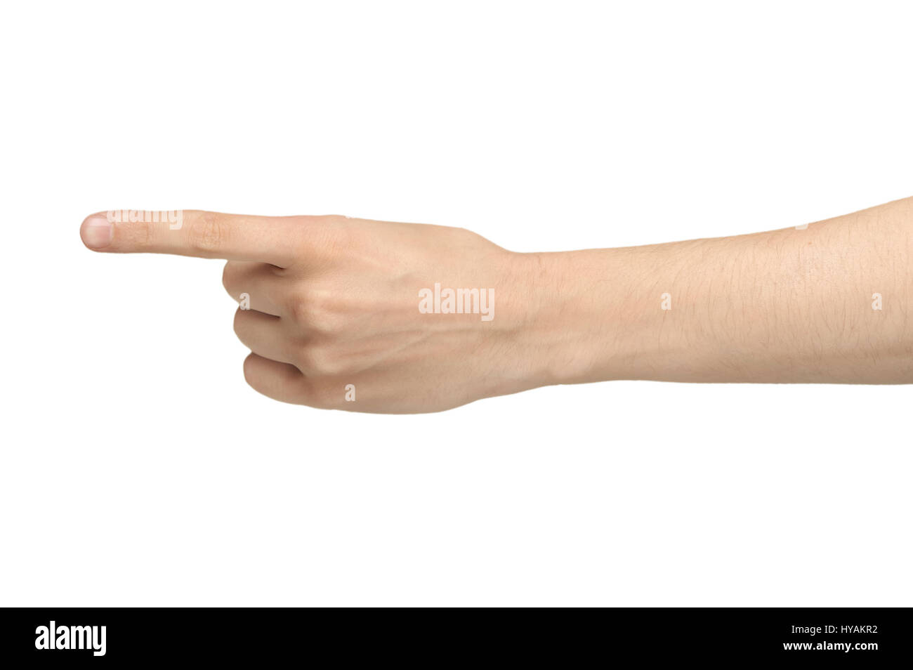 Male hand isolated Stock Photo - Alamy