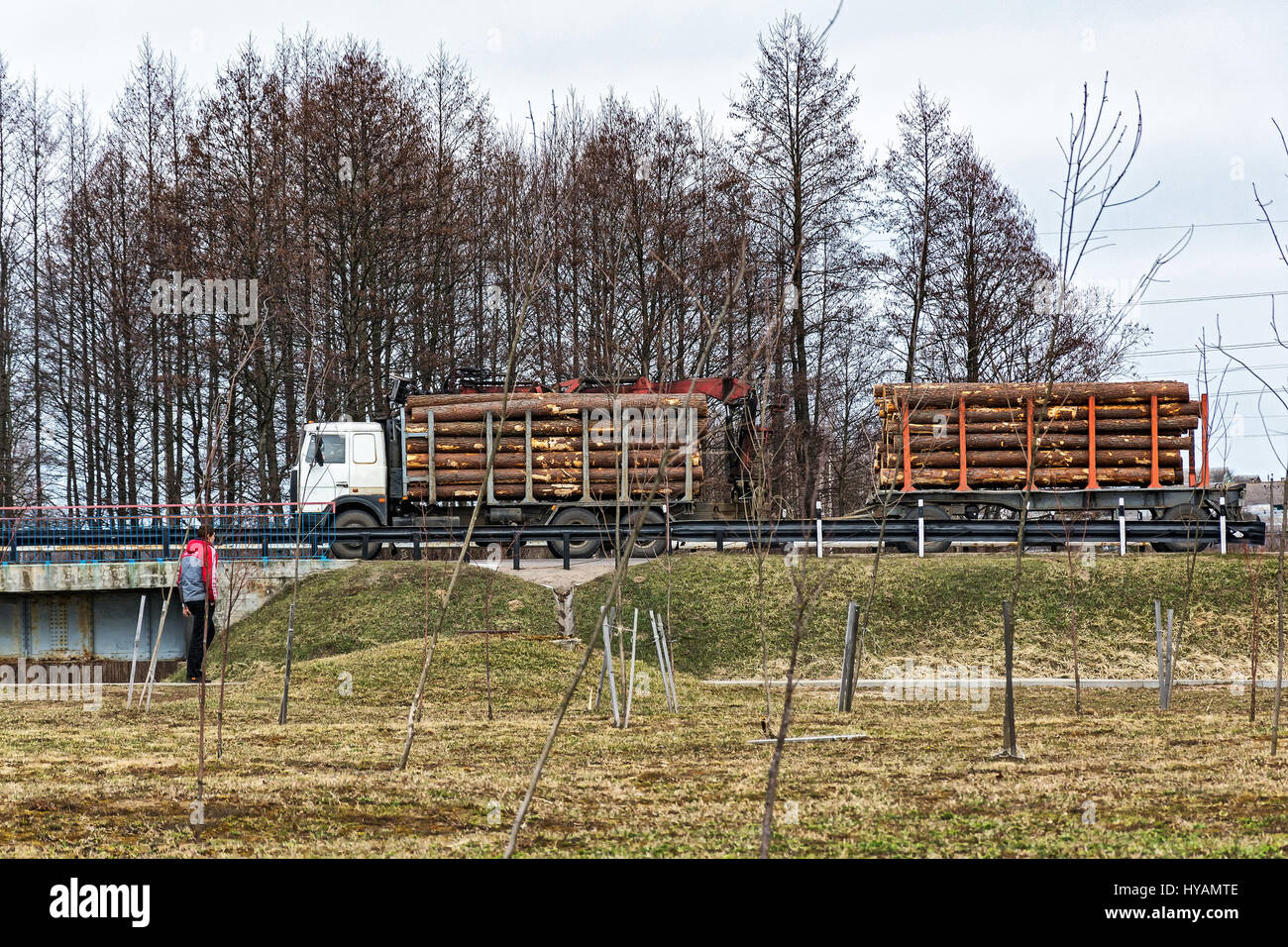 Timber carrier hi-res stock photography and images - Alamy