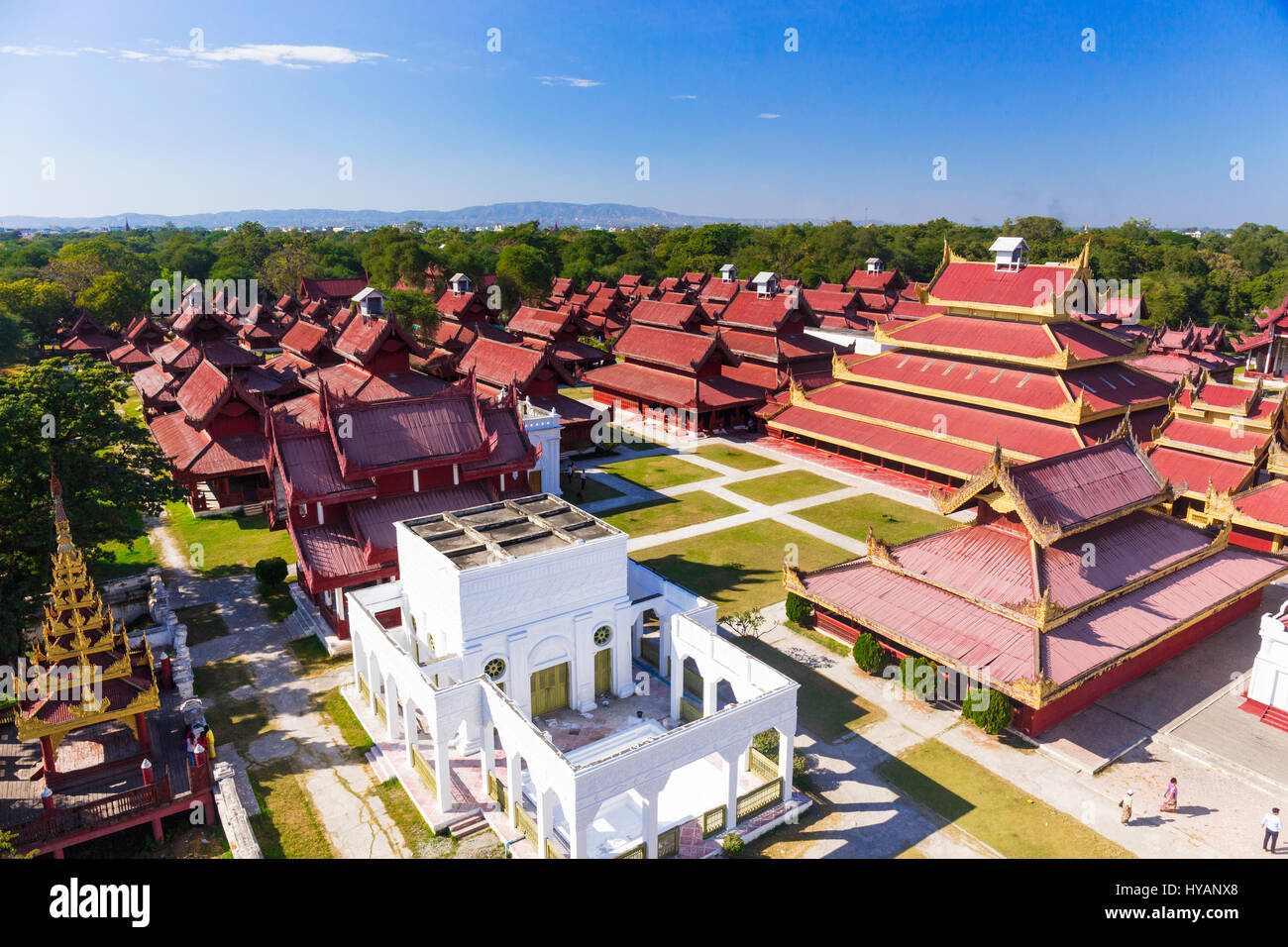 Mandalay Palace at day . Myanmar landmark Stock Photo - Alamy