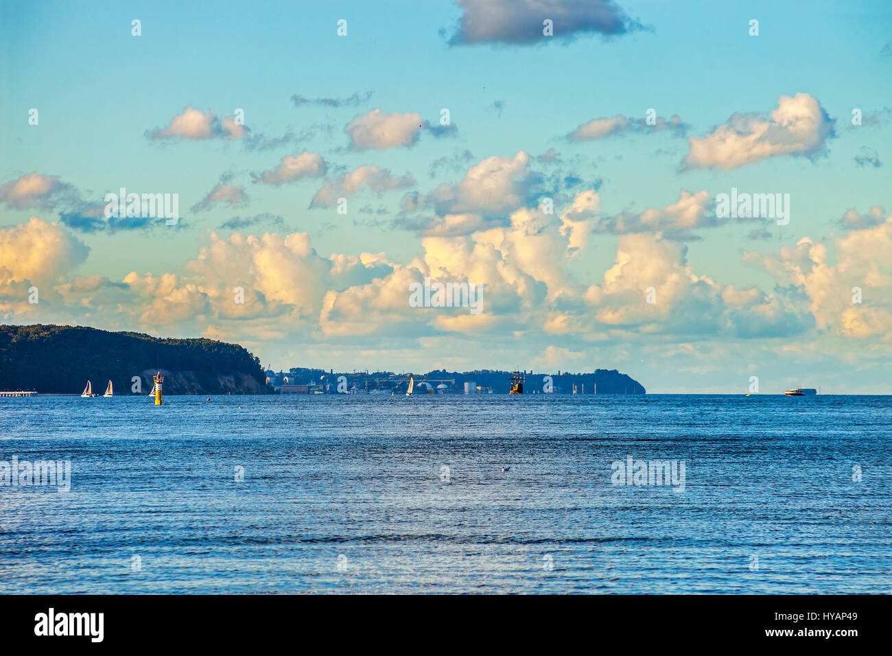View of the cliff in Gdynia Orlowo, Poland Stock Photo - Alamy