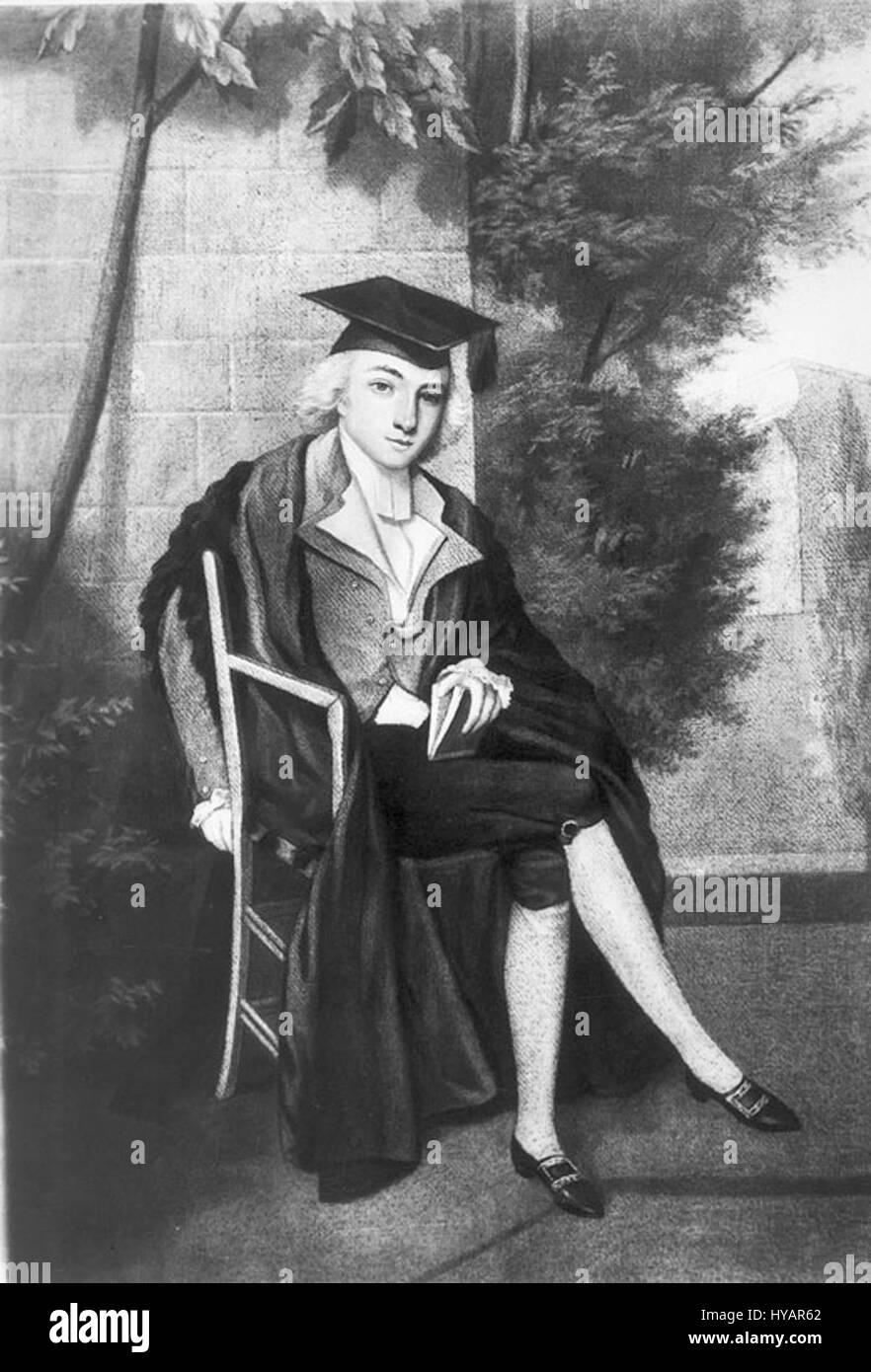 James Smithson, the founder of the Smithsonian Institution, is depicted ...