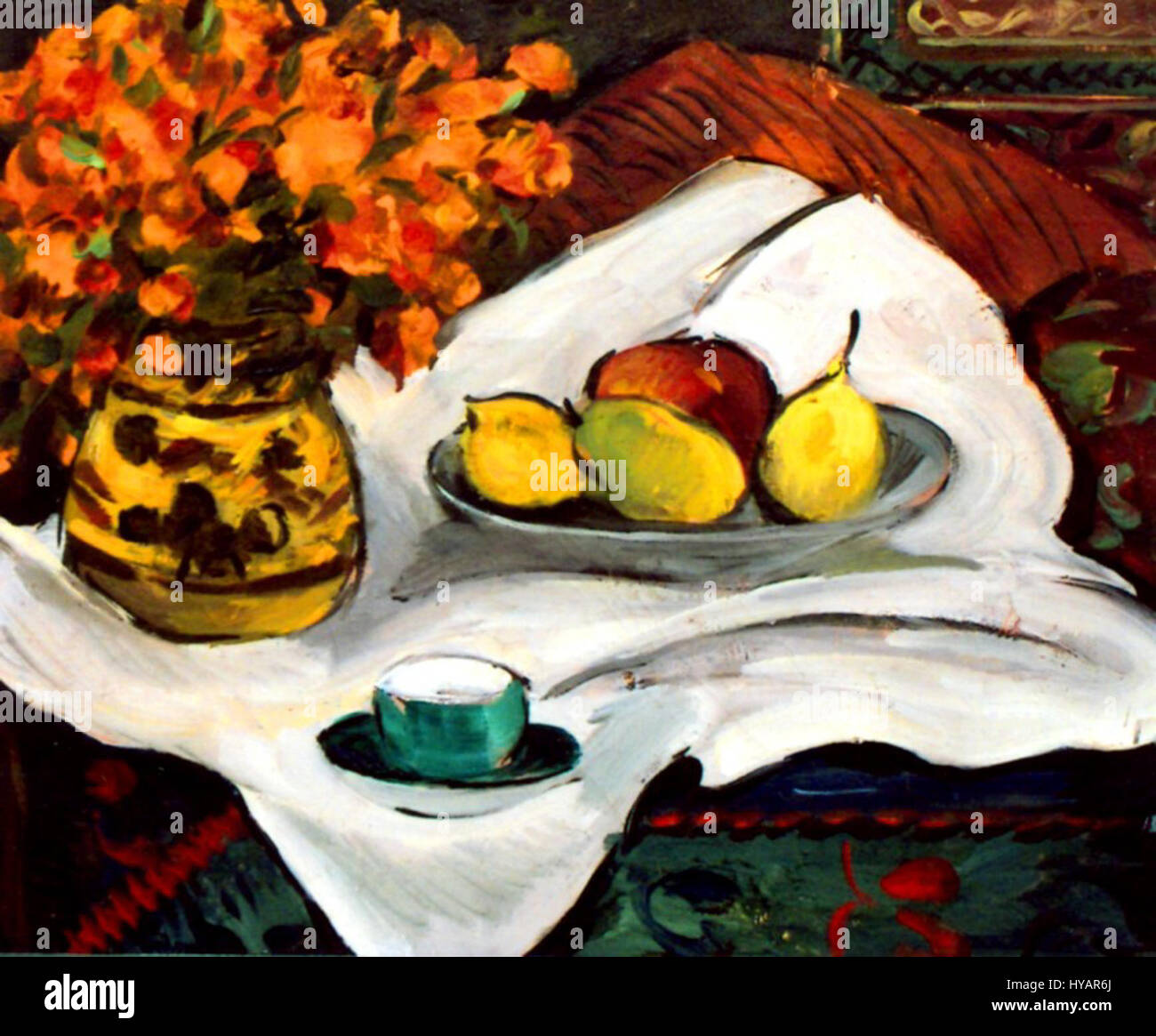 'Natura statica cu fructe si flori' by Ion Theodorescu Sion presents a ...