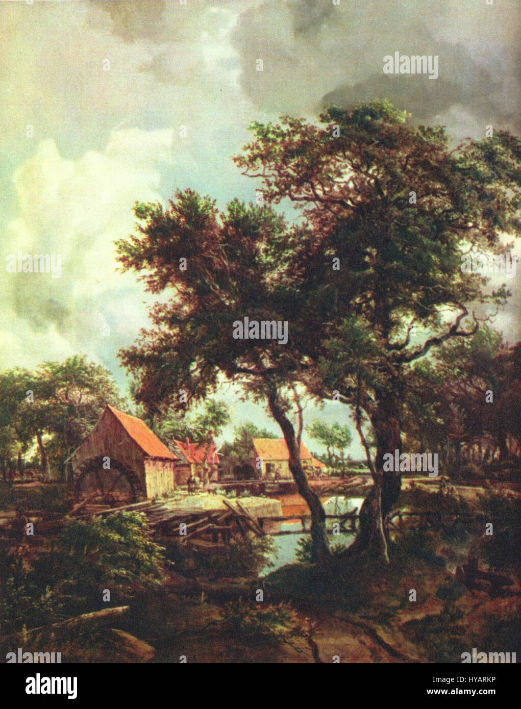 Meindert Hobbema was a Dutch landscape painter, known for his detailed ...