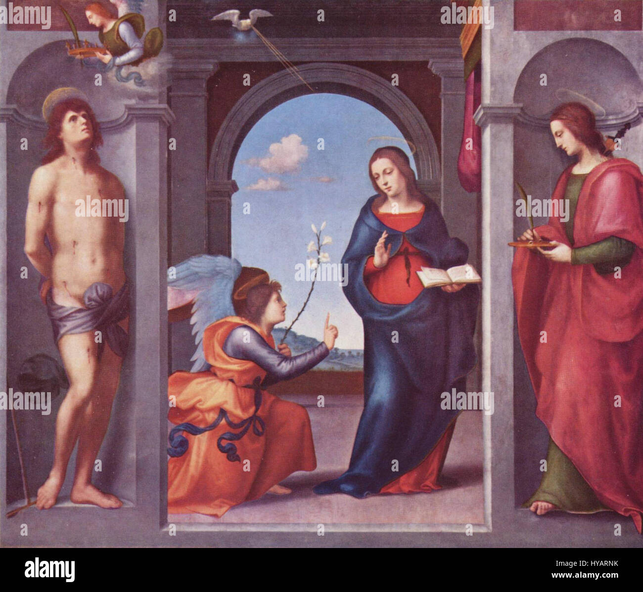 Mariotto Albertinelli was an Italian Renaissance painter known for his religious works, often ...