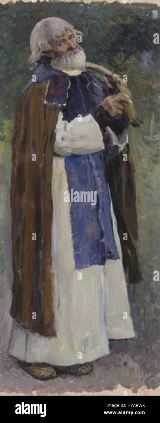 Mikhail Nesterov, a Russian painter, is known for his symbolic and ...