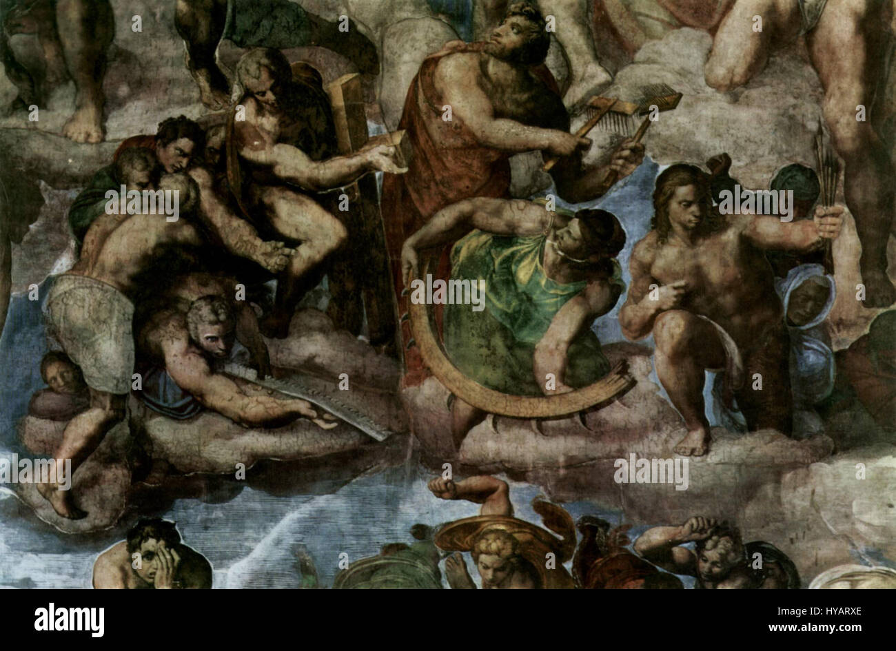 This artwork attributed to Michelangelo Buonarroti showcases his iconic ...
