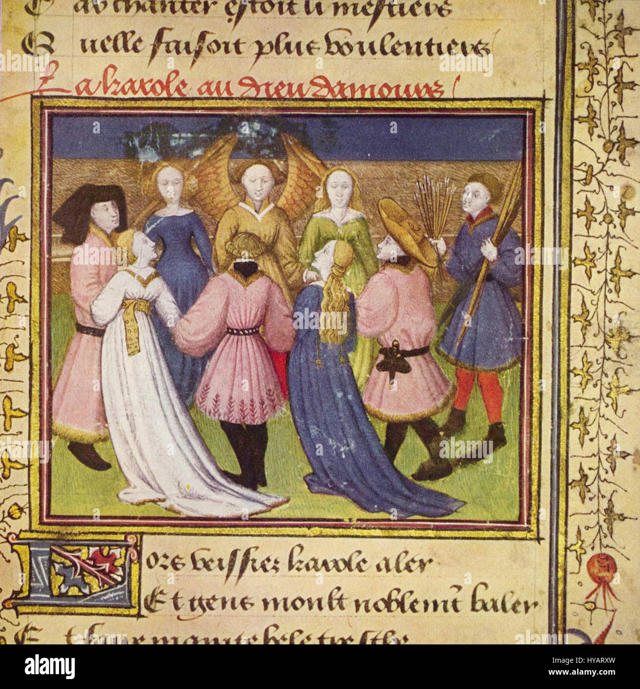 Meister des Rosenromans, or Master of the Rose Book, is a painter ...