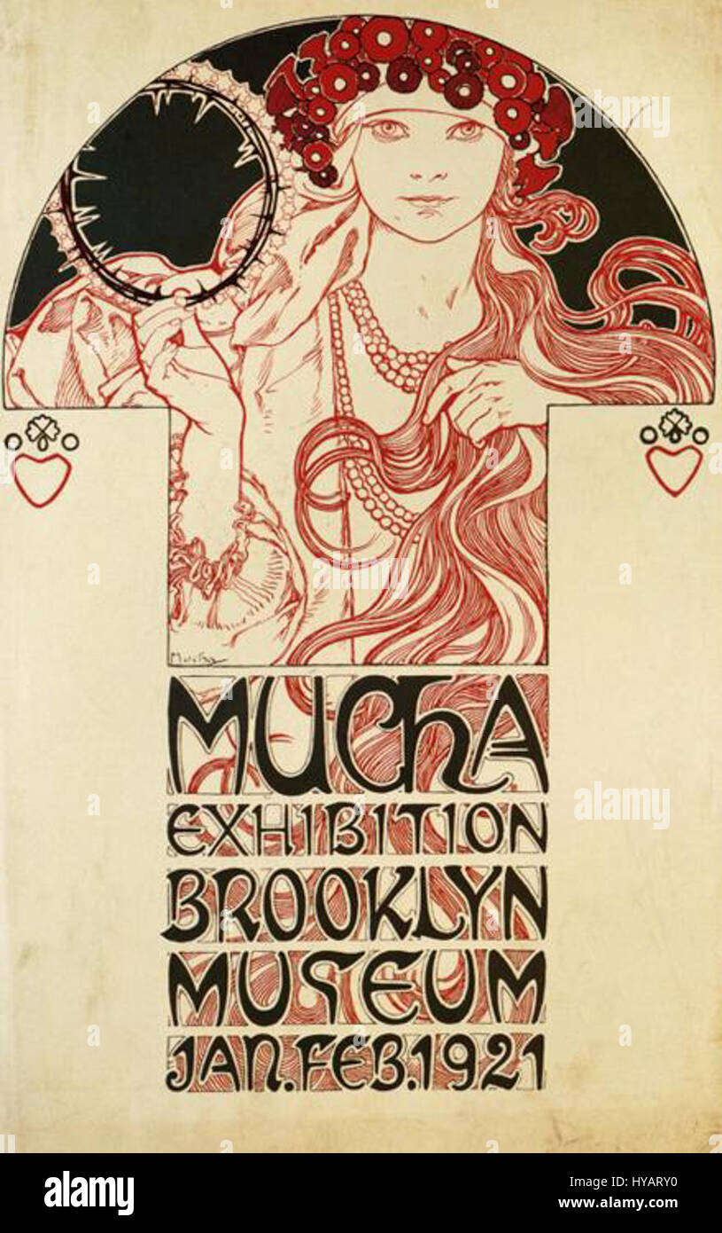 Alphonse Mucha's 1921 exhibition at the Brooklyn Museum highlighted his ...