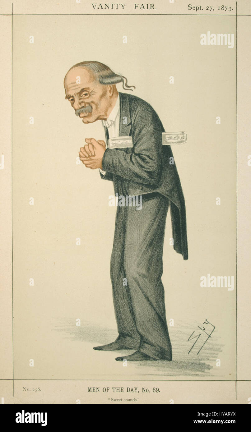 Sir Julius Benedict Vanity Fair 27 September 1873 Stock Photo - Alamy