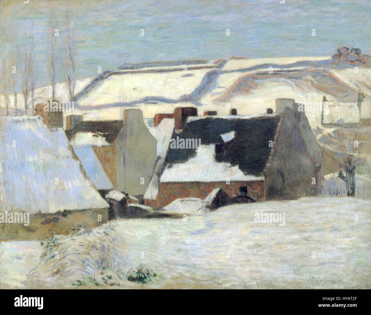 This painting by Paul Gauguin, created during his time in Tahiti ...