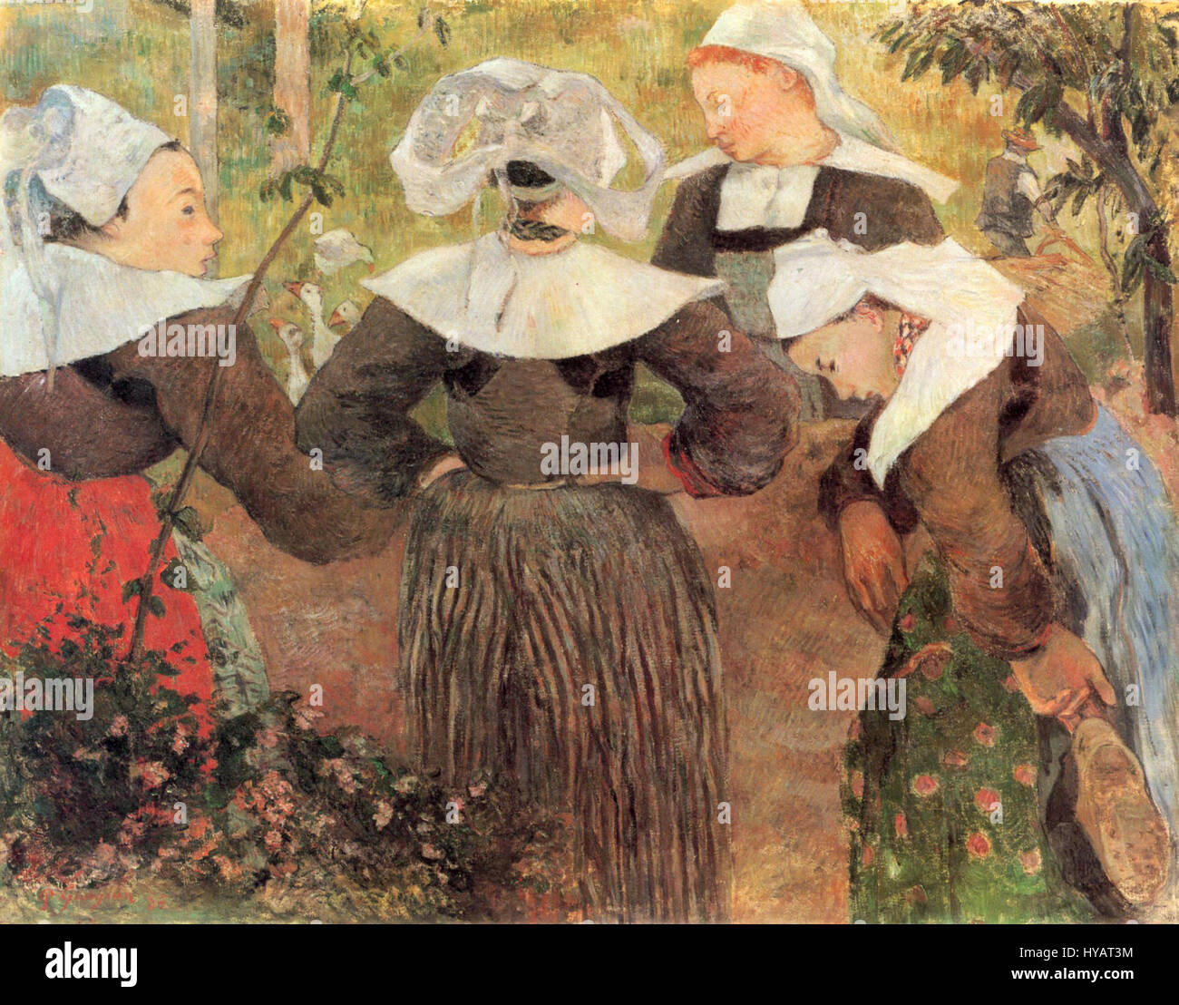 Gauguin symbolic painting hi-res stock photography and images - Alamy