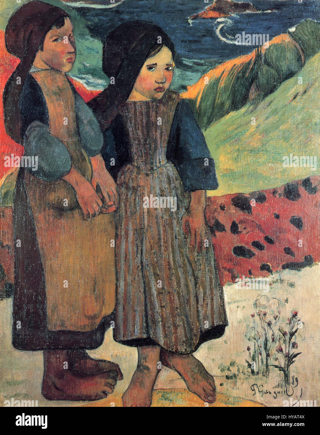 Paul Gauguin’s artwork 075 likely refers to one of his iconic post ...