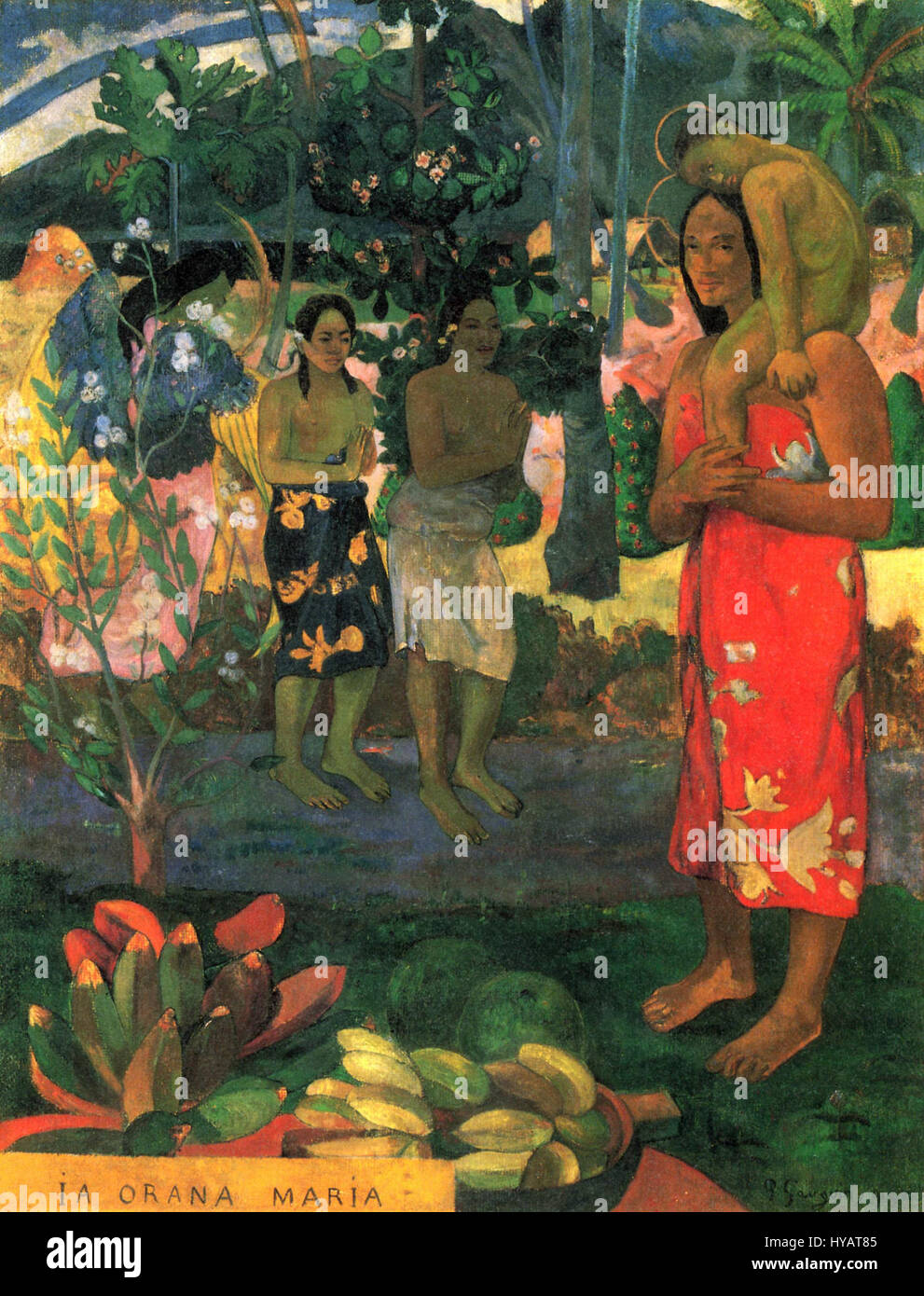 Paul Gauguin’s 071 work highlights his distinctive use of color and ...
