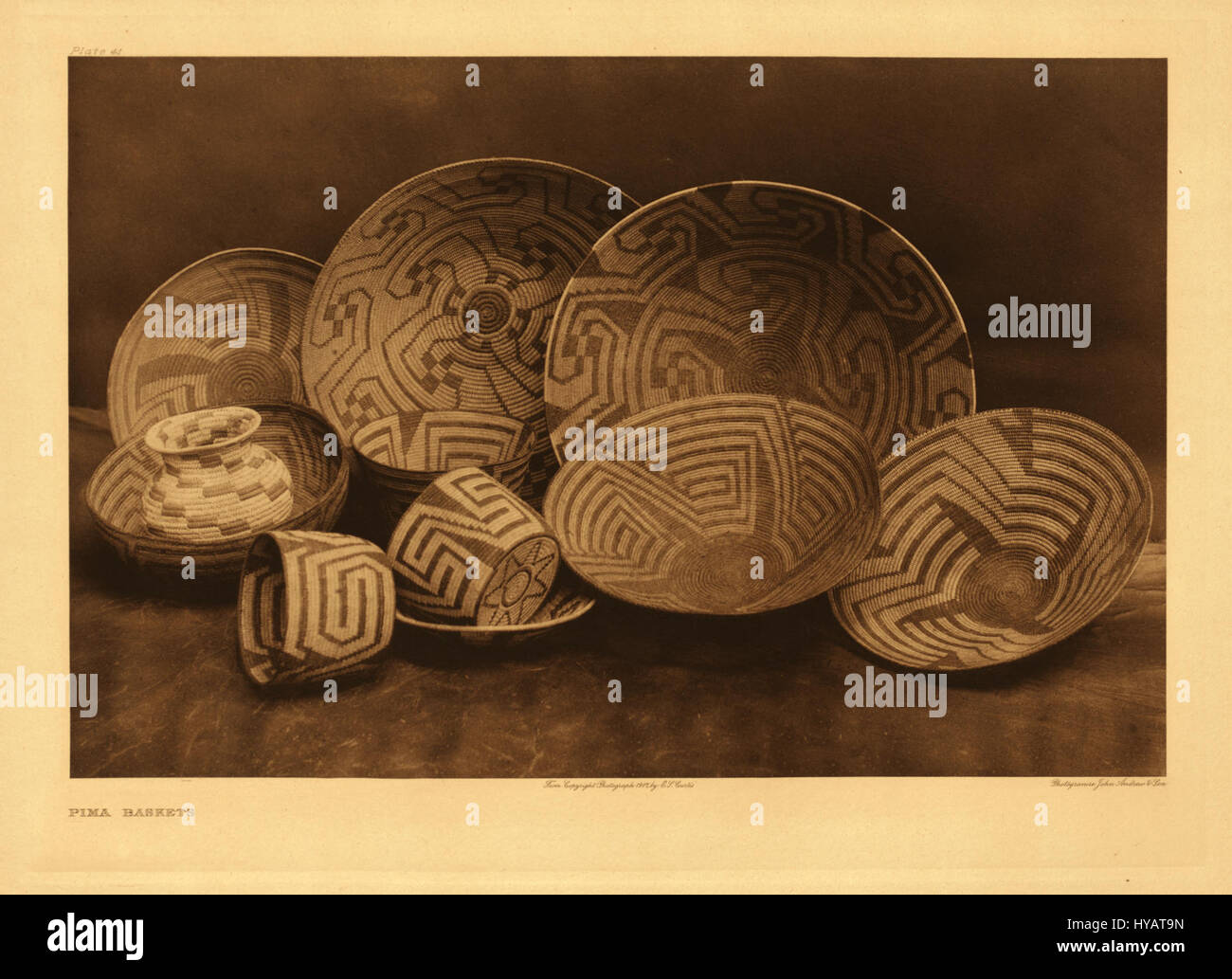 Pima baskets are traditional handcrafted baskets made by the Pima ...