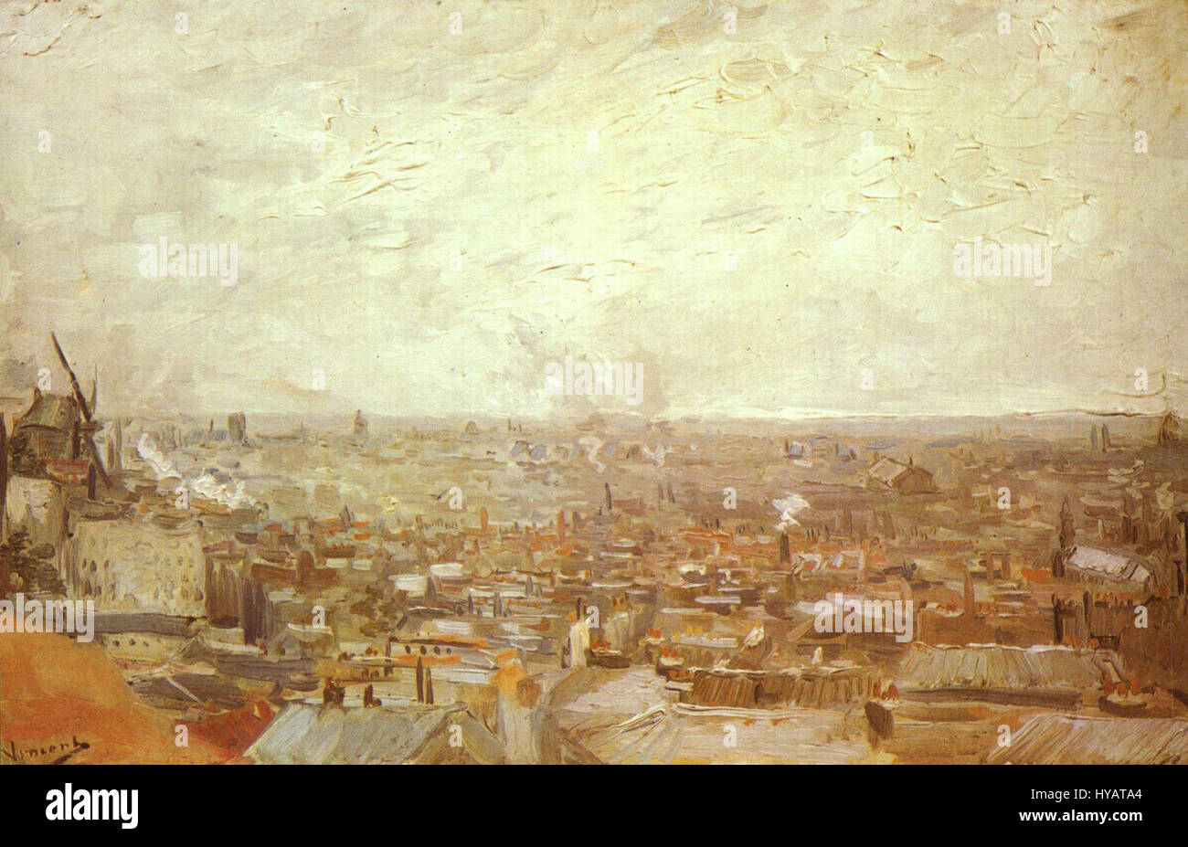 This piece by Vincent van Gogh showcases his signature brushwork and ...