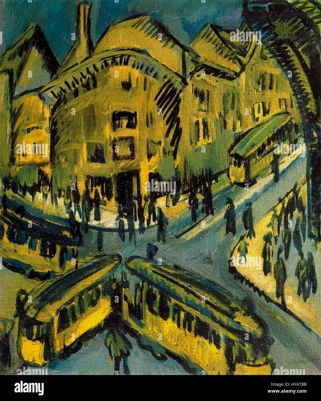 Ernst Ludwig Kirchner Nollendorfplatz Stock Photo - Alamy