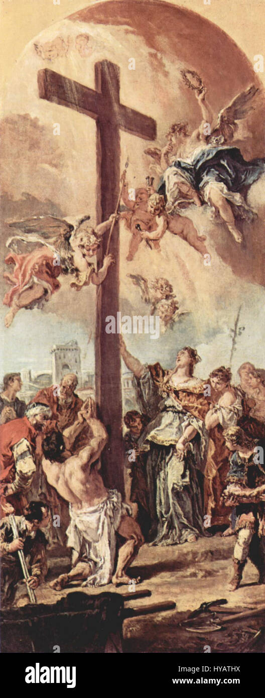 A painting by Sebastiano Ricci, an 18th-century Venetian Baroque artist ...