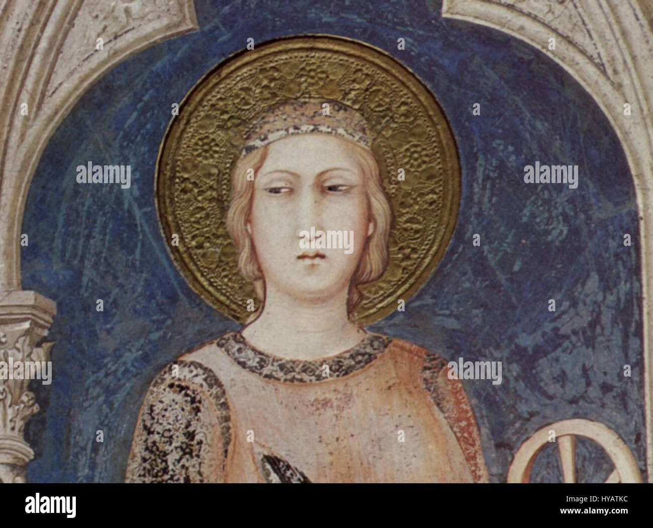 Simone Martini’s *Sta. Caterina* (St. Catherine) is a 14th-century ...