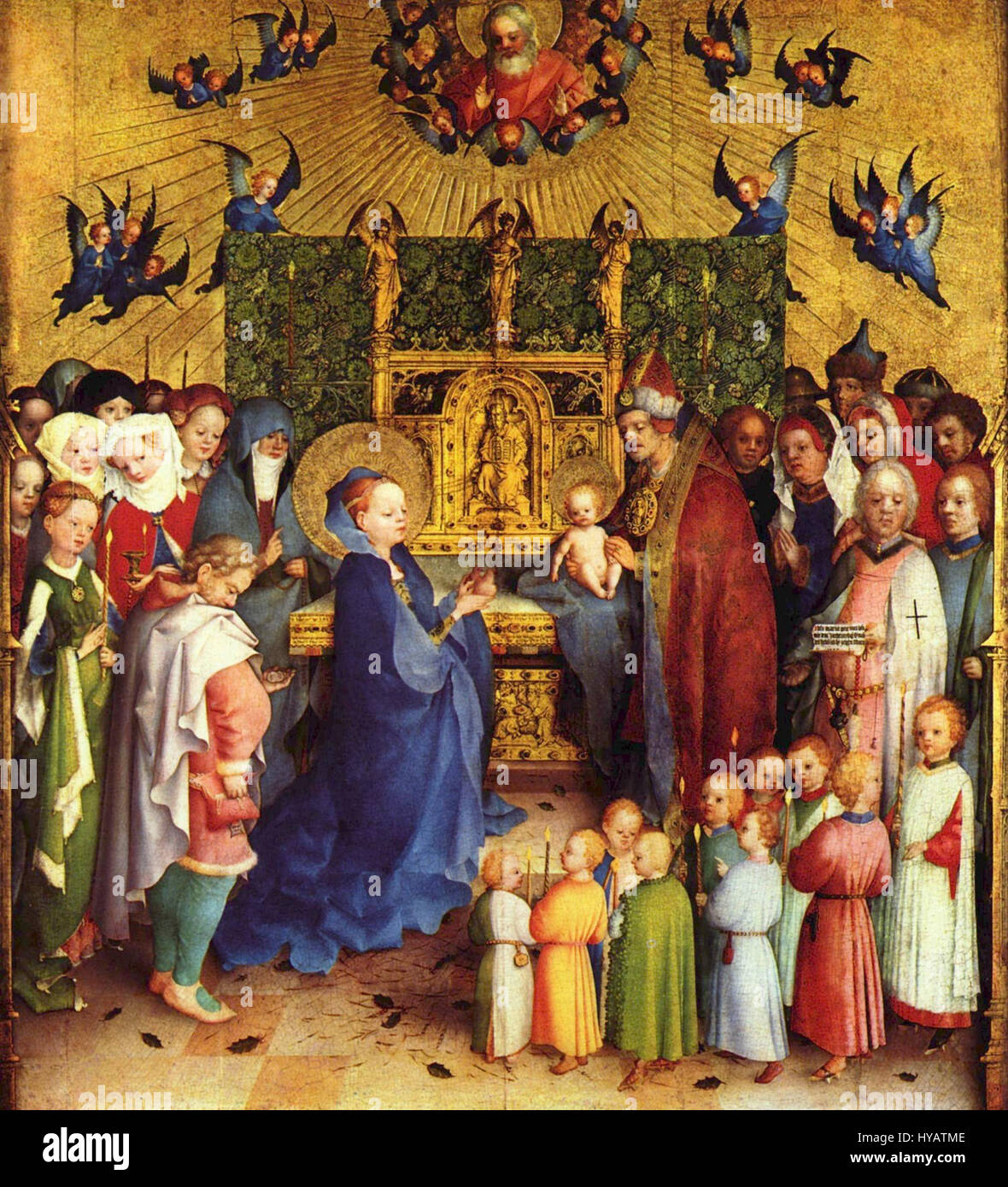 Stefan Lochner was a German painter from the 15th century, known for ...