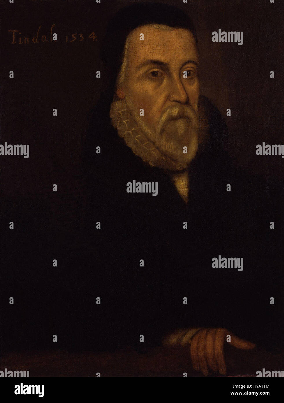 An image once thought to be of William Tyndale, a key figure in the ...