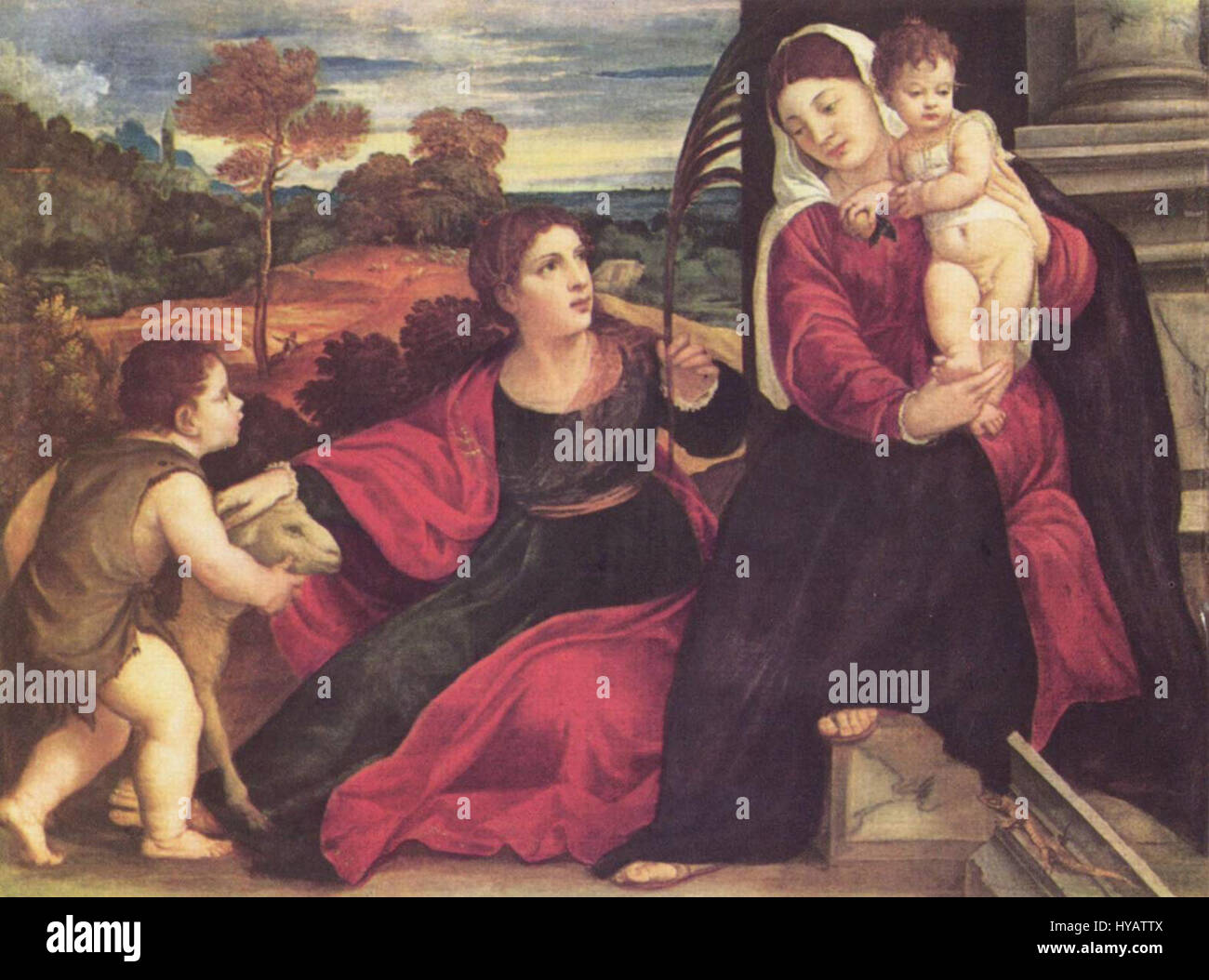 Tizian's painting, titled 040, is a work by the renowned Venetian ...