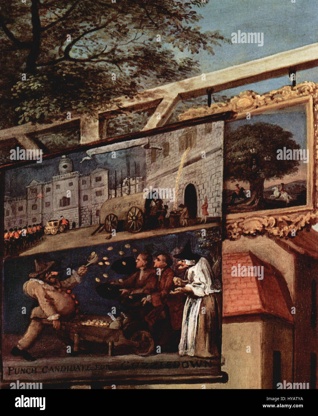 William Hogarth’s artwork showcases his signature style of satirical ...