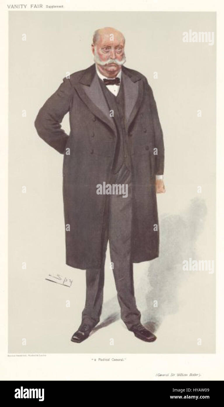 A portrait of William Francis Butler, featured in Vanity Fair on ...