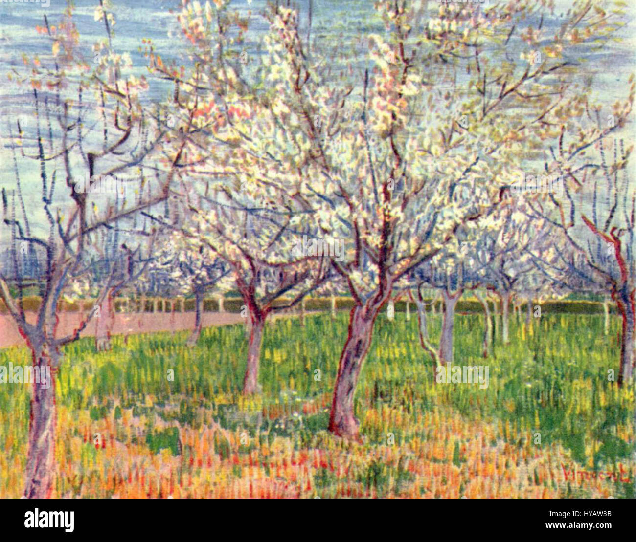 This artwork, identified as '011' by Vincent van Gogh, demonstrates his ...