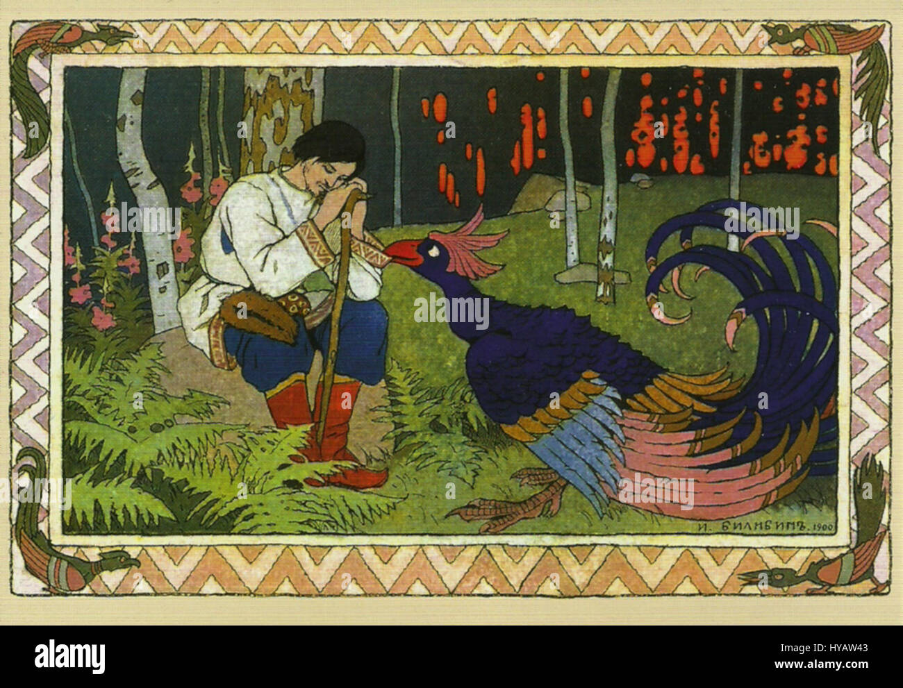 Ivan Bilibin, a prominent Russian artist known for his illustrations of ...