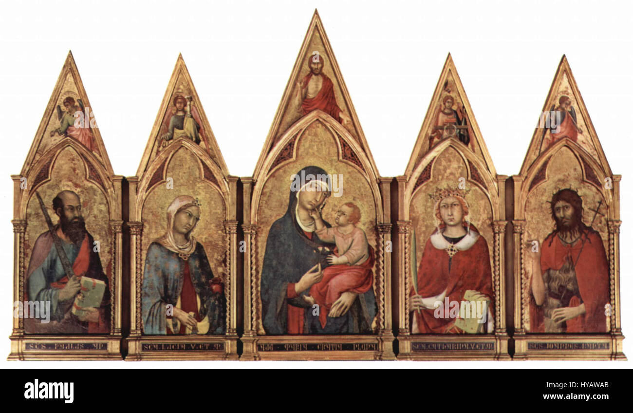 Simone Martini's artwork exemplifies the Gothic style of the 14th ...