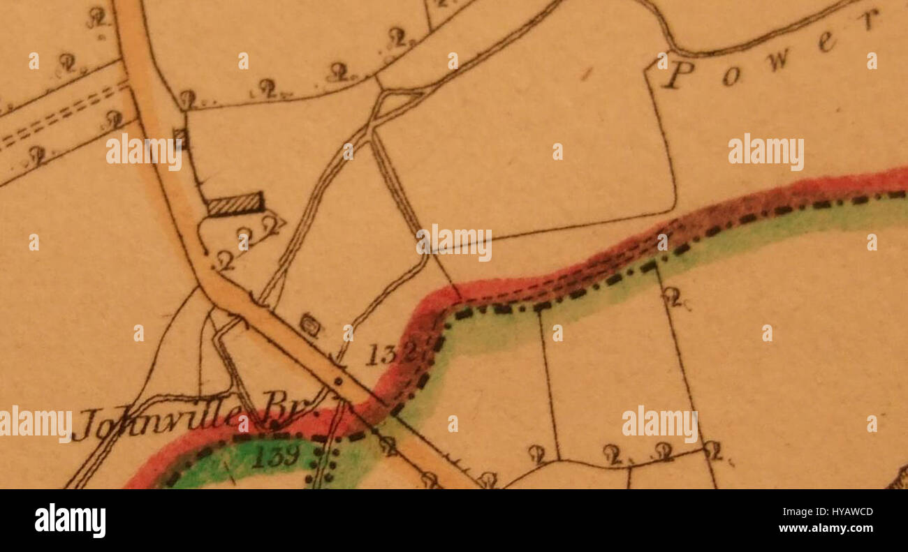 This map from 1842, part of the Ordnance Survey of Ireland, depicts the ...