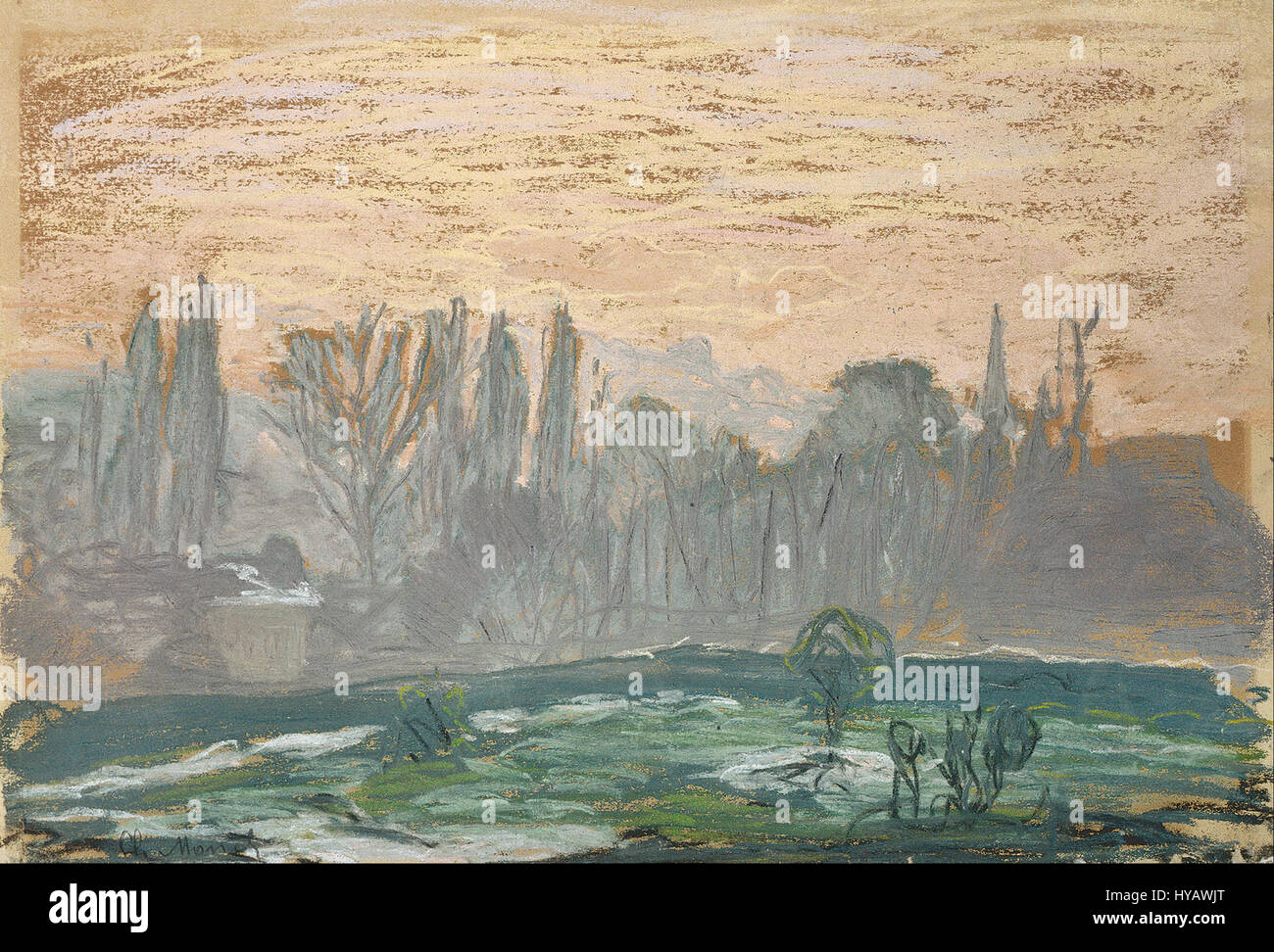 Claude monet the winter hi-res stock photography and images - Alamy
