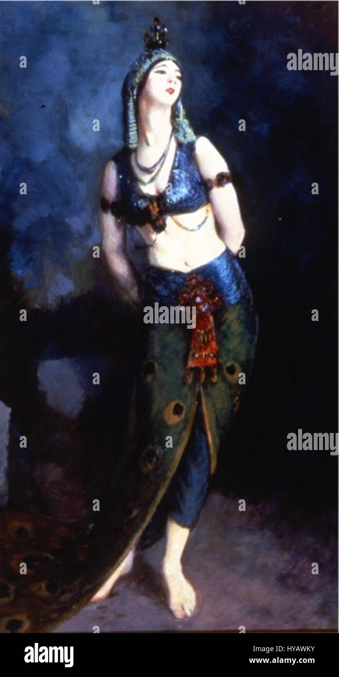 Robert Henri's 'Ruth St. Denis in the Peacock Dance' (1919) captures ...