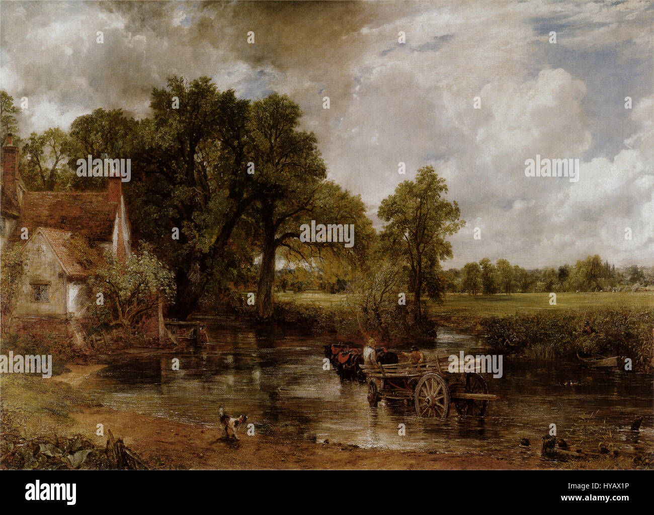 This artwork by John Constable captures the serenity of the English ...