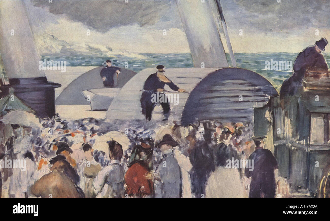 This artwork by Edouard Manet, a leading figure in the transition from ...