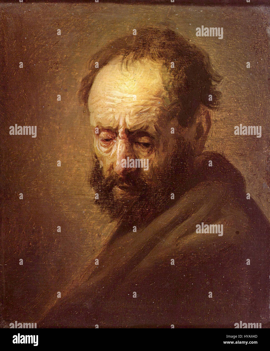 A self-portrait by Rembrandt Harmensz. van Rijn, showcasing his mastery ...