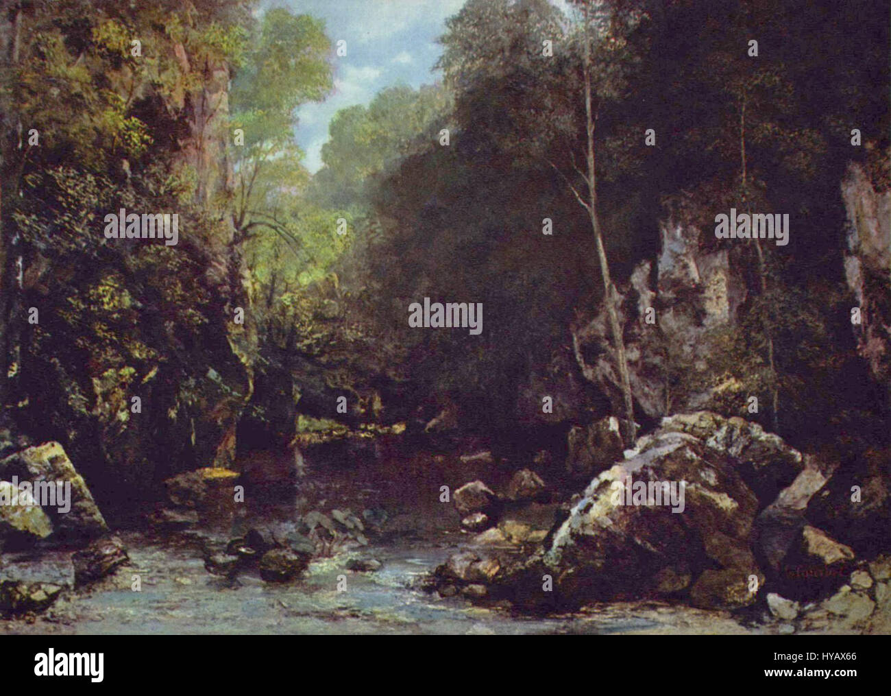 Gustave Courbet's painting, '023,' reflects the artist's dedication to ...