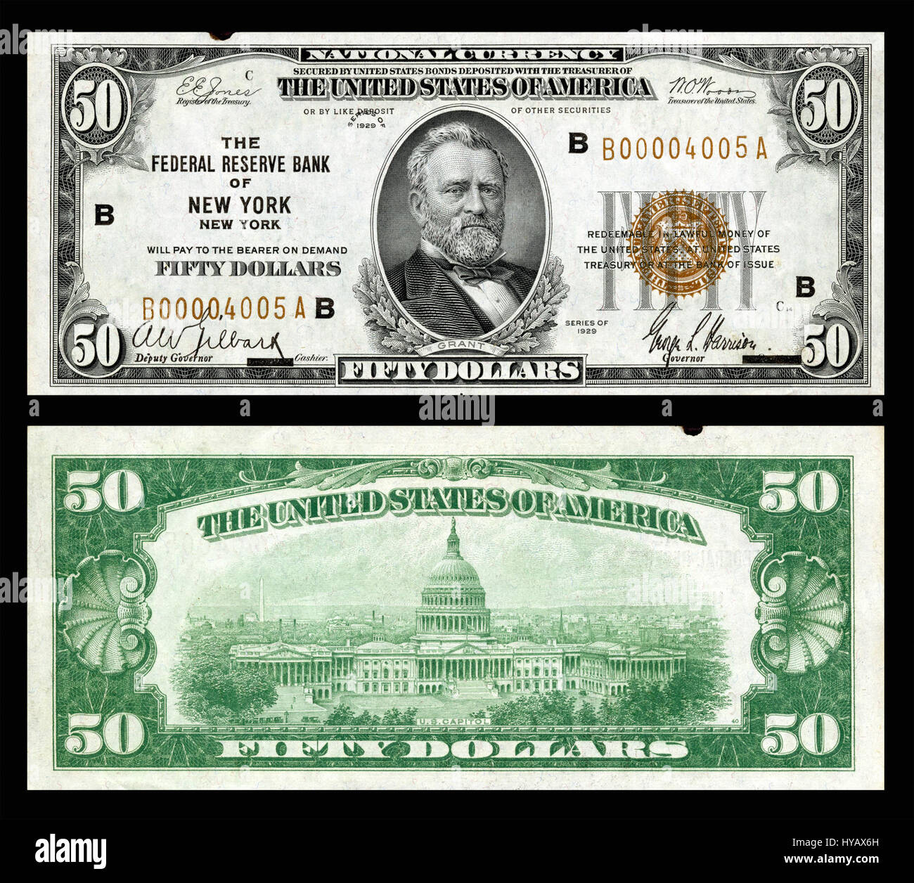 The 1929 $50 Federal Reserve Bank Note (FRBN) is a significant piece of ...
