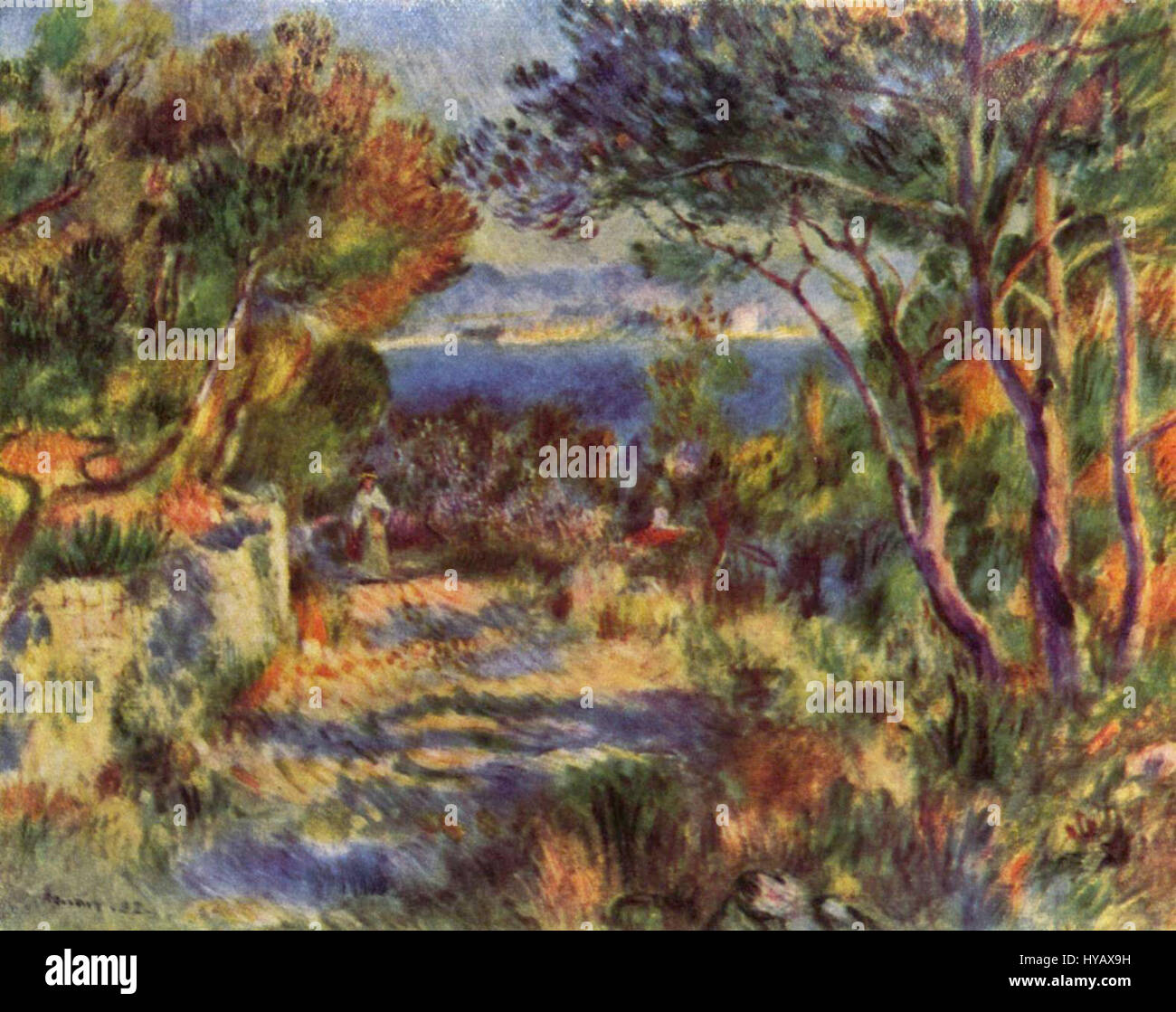 This painting by Pierre-Auguste Renoir showcases his signature ...
