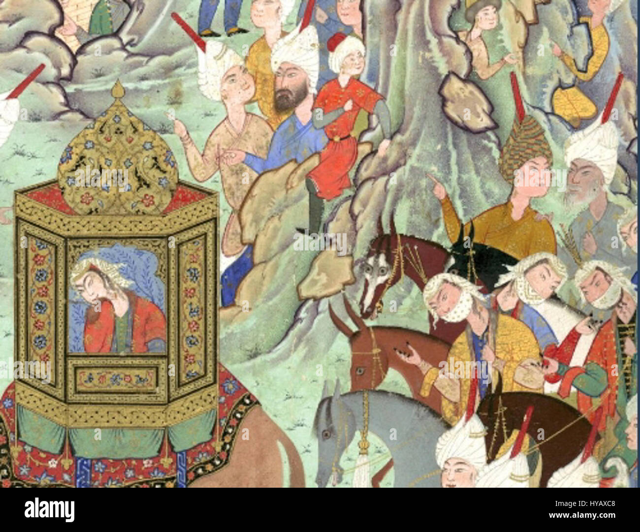 *Zulaykha Arrives in Egypt* is a scene depicting Zulaykha, a character ...