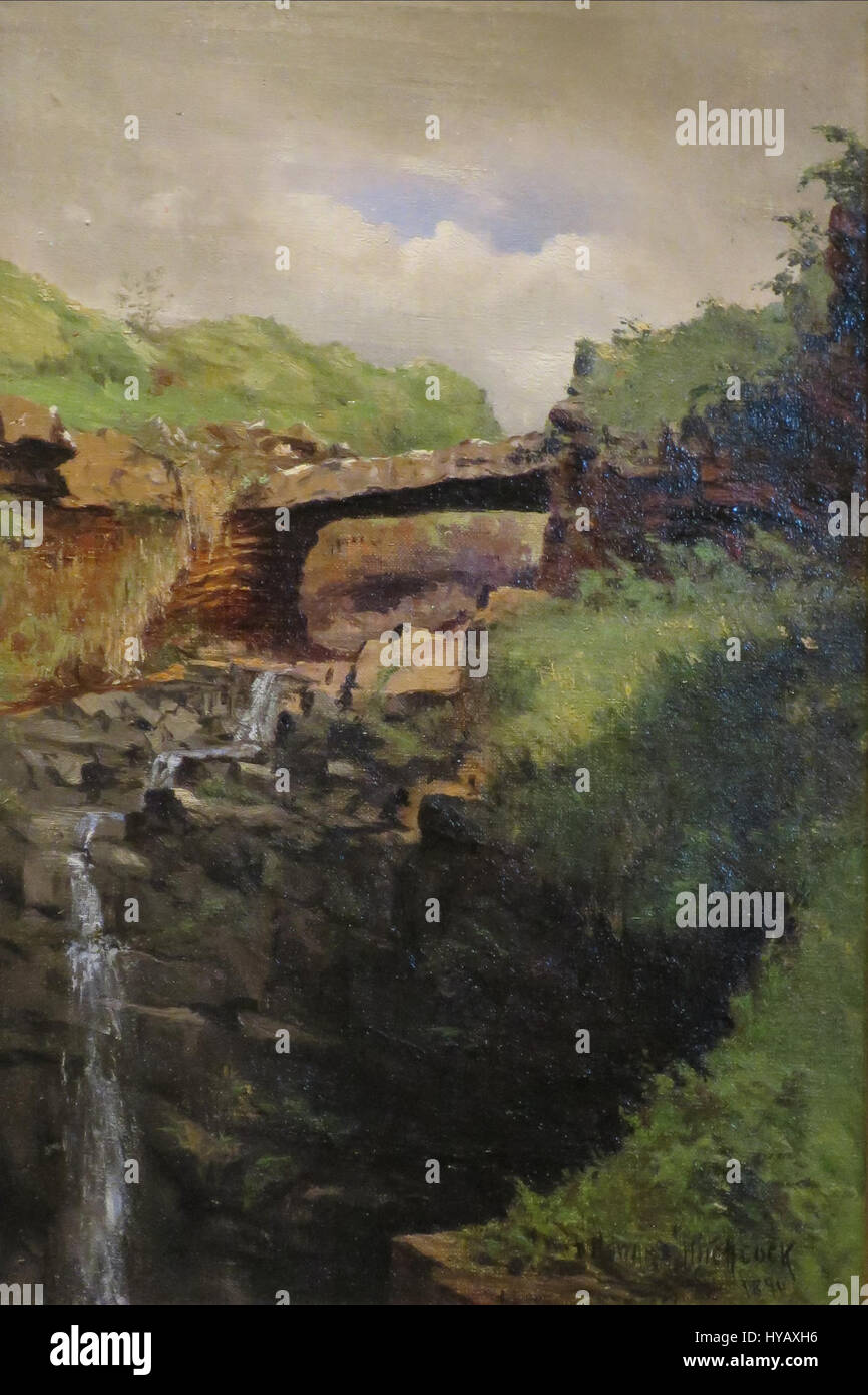 'Natural Bridge, Hilo' by D. Howard Hitchcock is an oil painting from ...