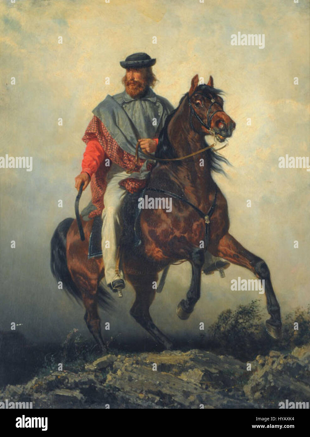 'Garibaldi' by Filippo Palizzi is an Italian painting that depicts the ...