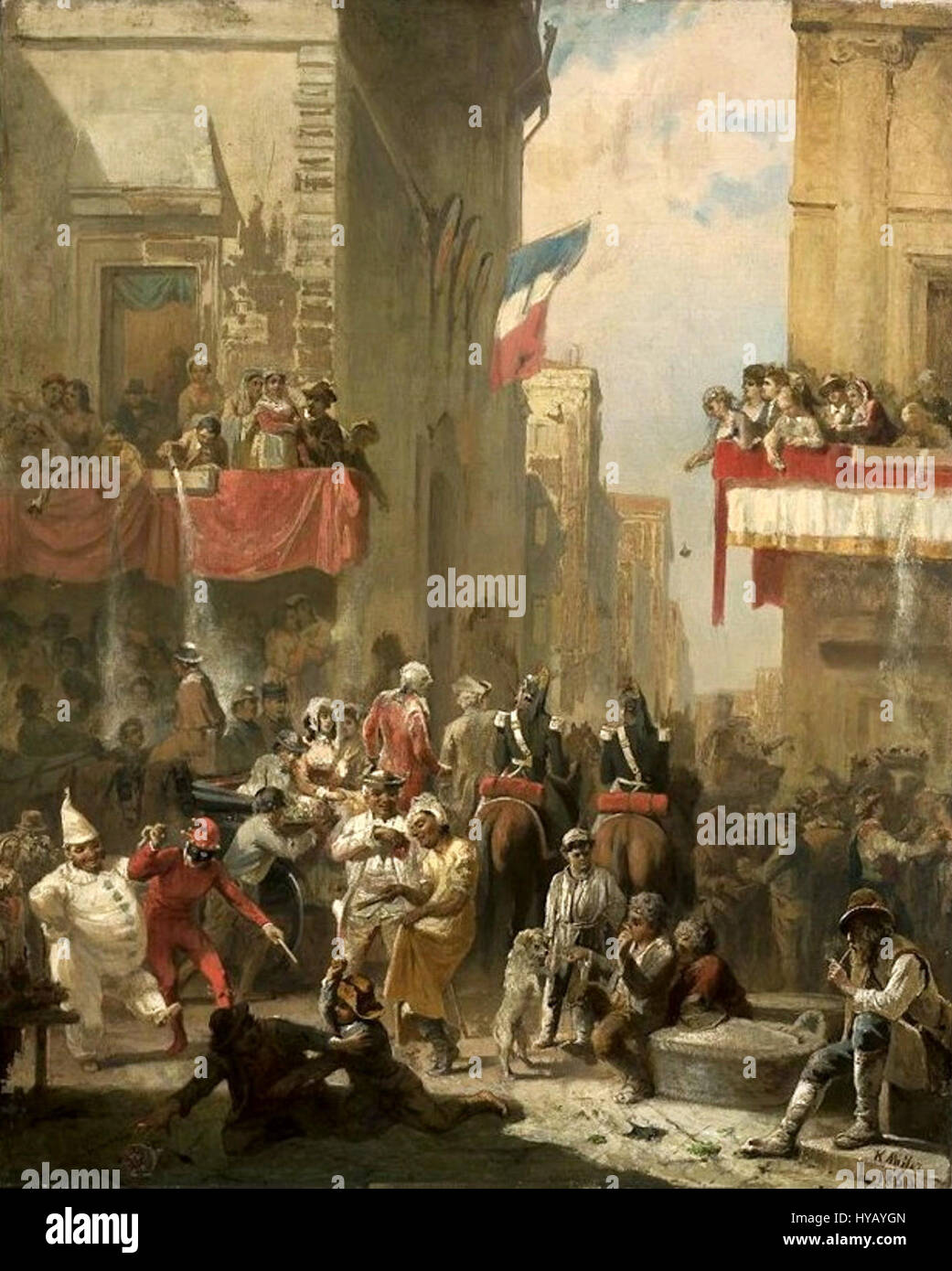 Carnival in rome hi-res stock photography and images - Alamy