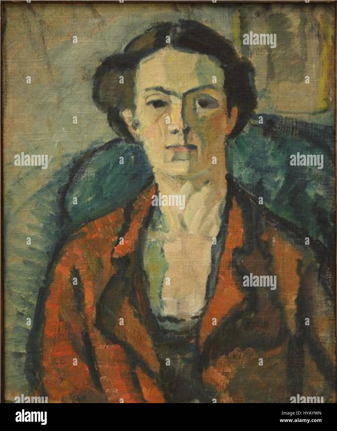A portrait by Elsa Oeltjen Kasimir, capturing the subject in a ...