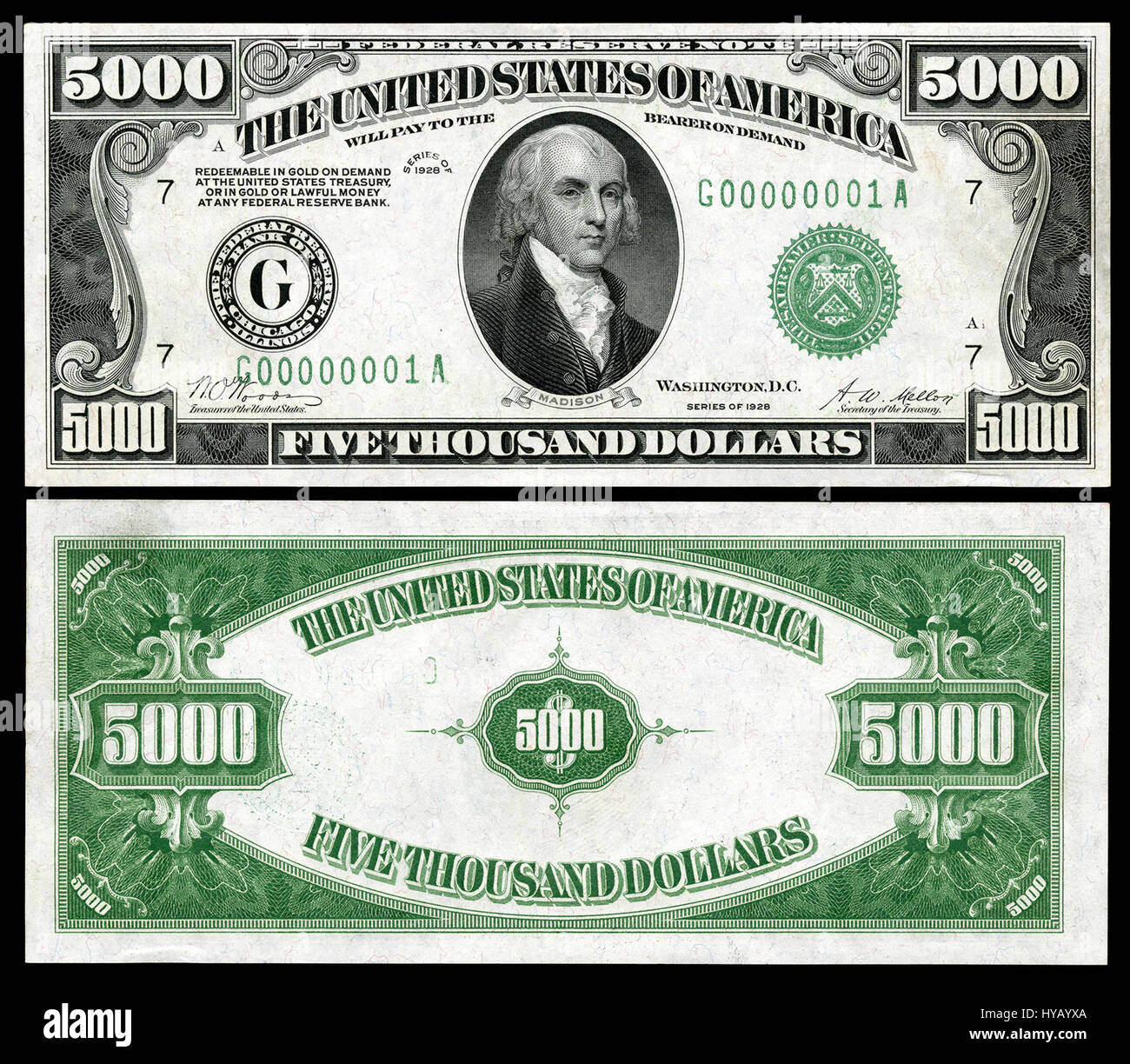 Large denomination banknote hi-res stock photography and images - Alamy