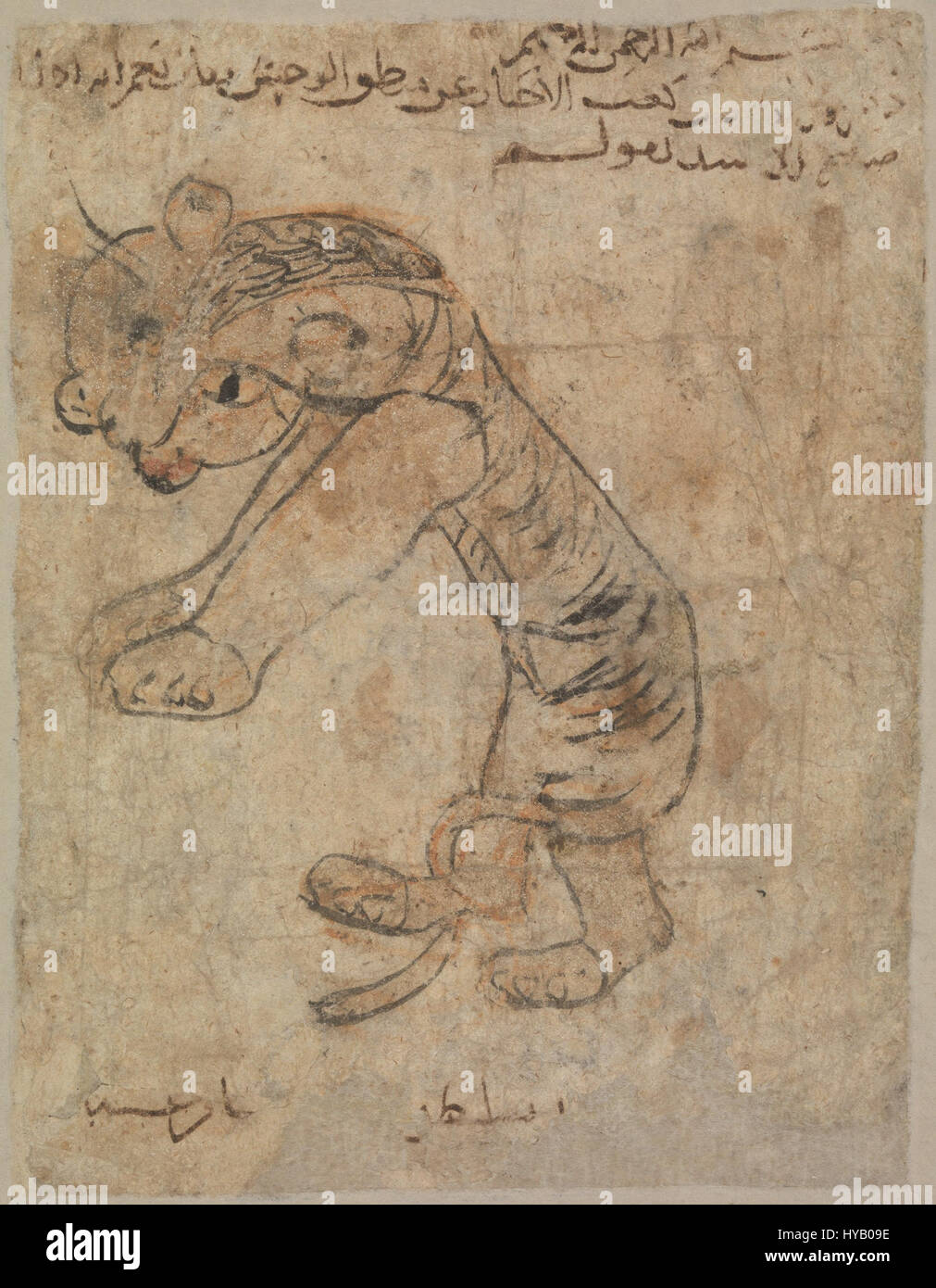 Lion Fustat Fatimid Stock Photo - Alamy